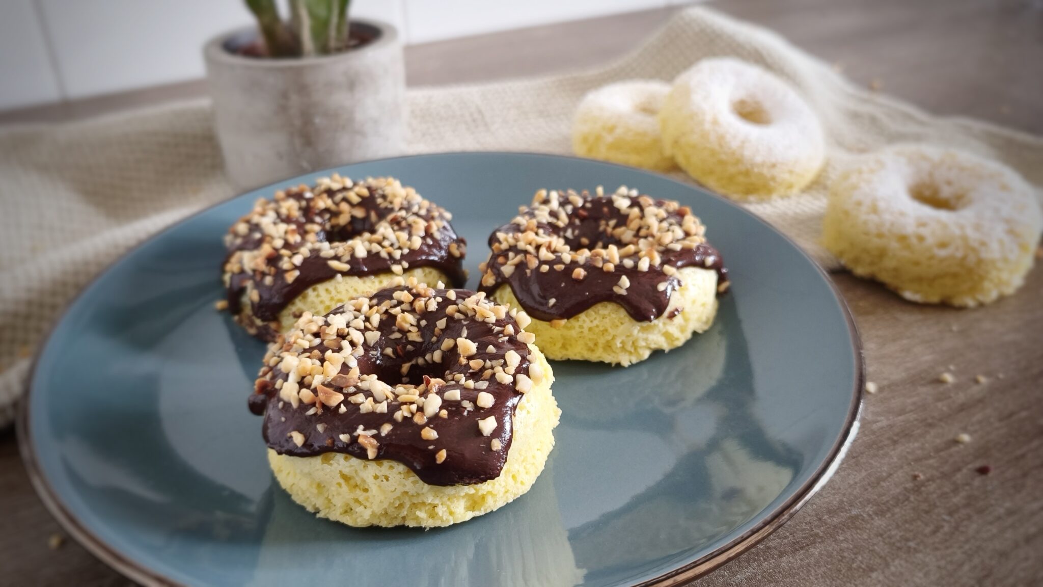 Ciambelle keto zero carboidrati con fibra di avena al microonde ...